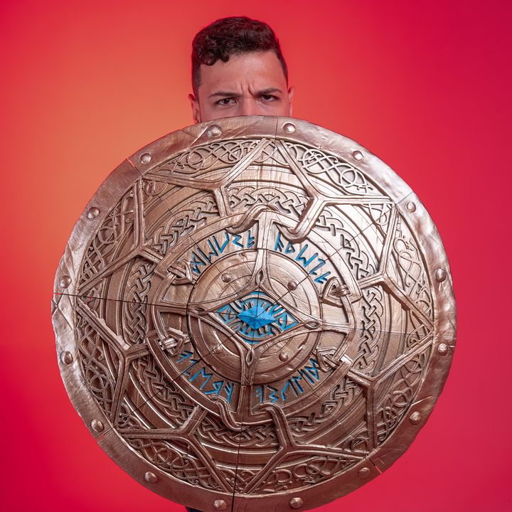 3D Printable Freya's Shield by Stlflix